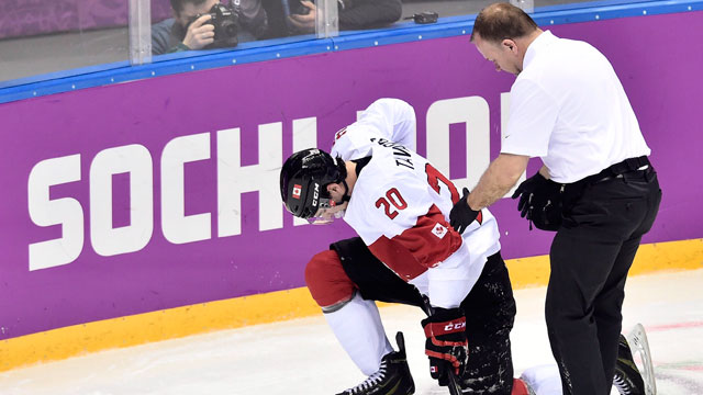 Tavares to miss rest of Olympics with leg injury