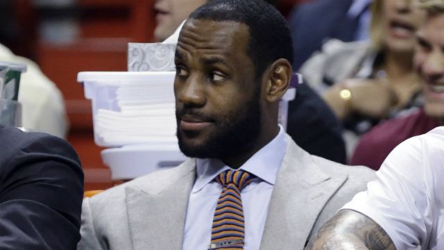 Lebron James Broken Nose