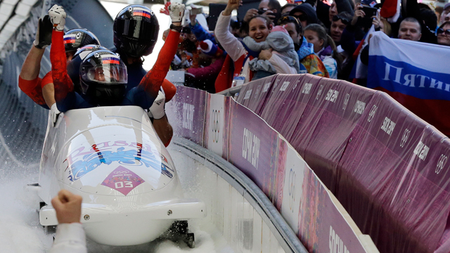 Zubkov wins double bobsled gold for Russia