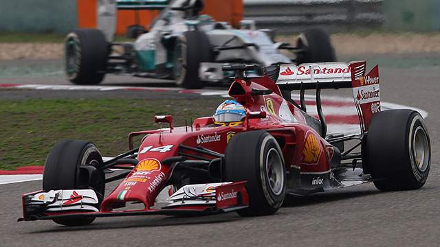Alonso earns Ferrari’s first podium finish