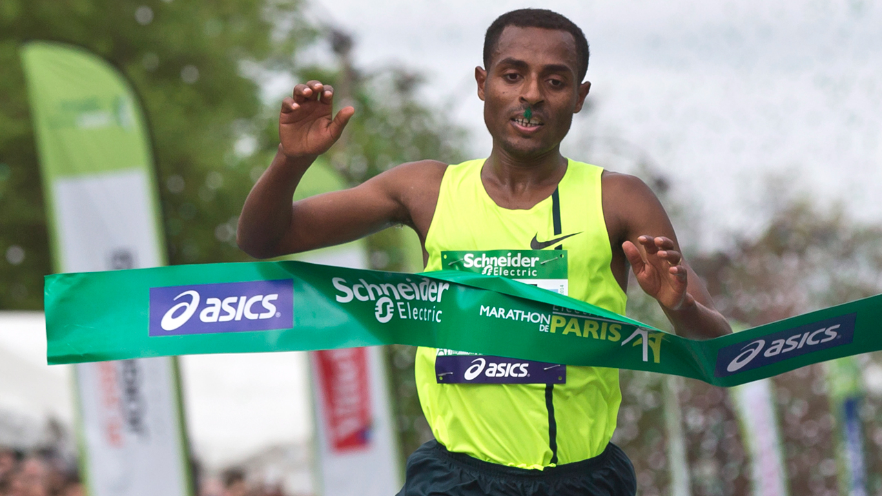 Ethiopia’s Bekele sets Paris marathon record