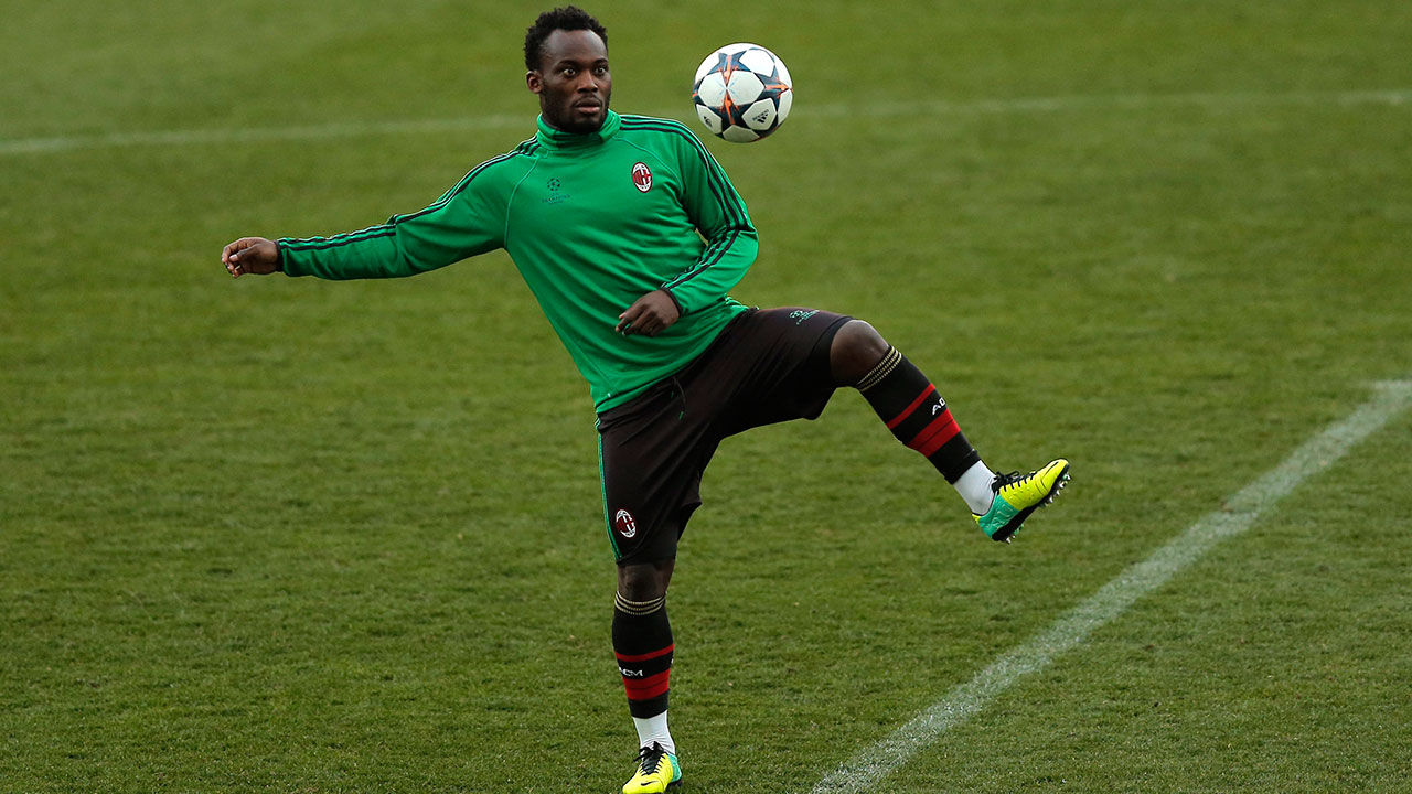 AC Milan’s Essien out of action for two weeks