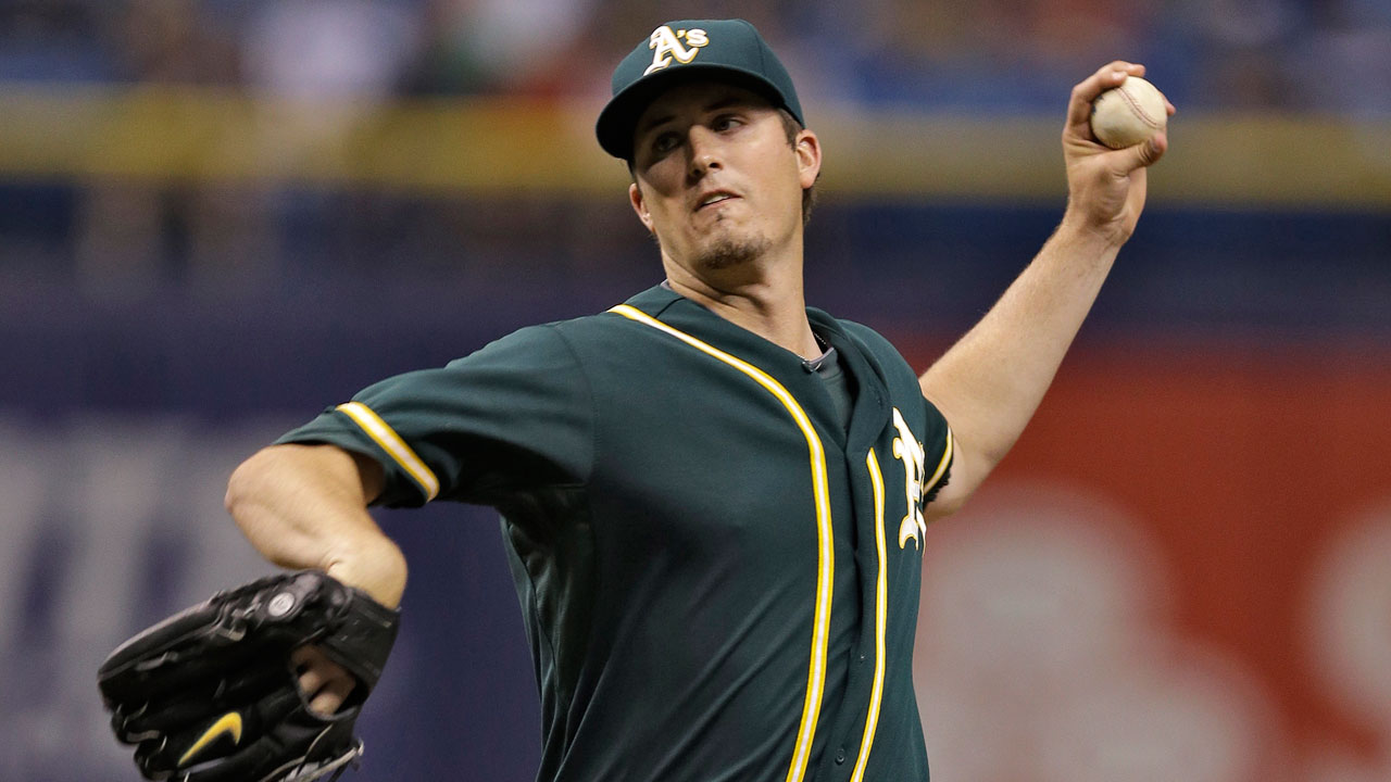 Pomeranz wins third straight as A’s top Rays