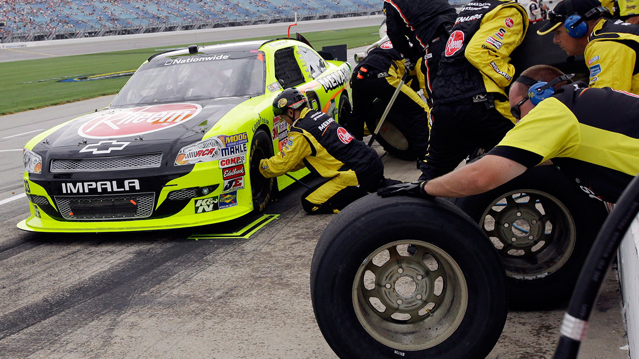 Gaughan holds on to win wild Nationwide race