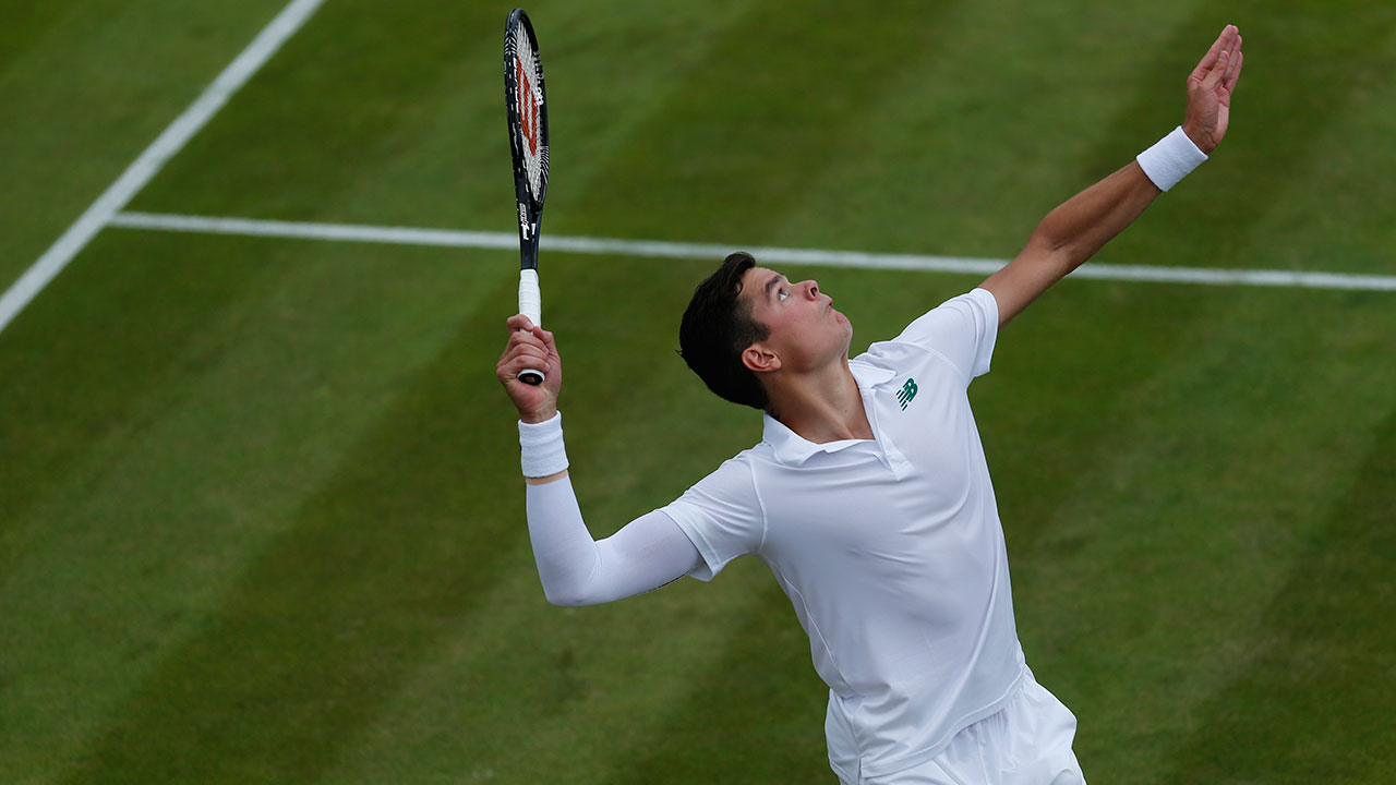 Raonic, Bouchard into third round at Wimbledon