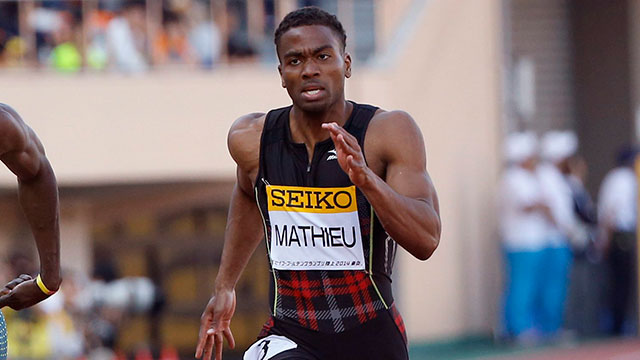 Mathieu tops 200m heats at Commonwealth Games