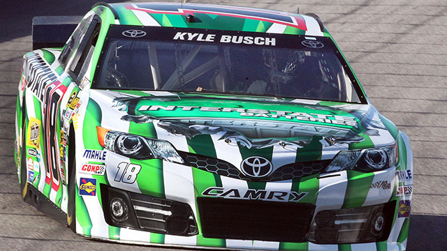 Busch wins pole position at New Hampshire