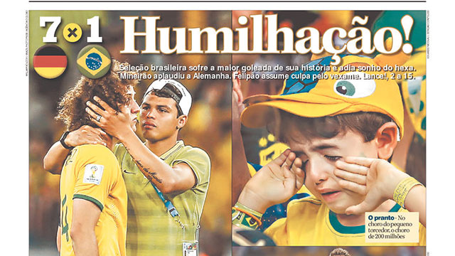 Brazilian newspapers capture misery of a nation