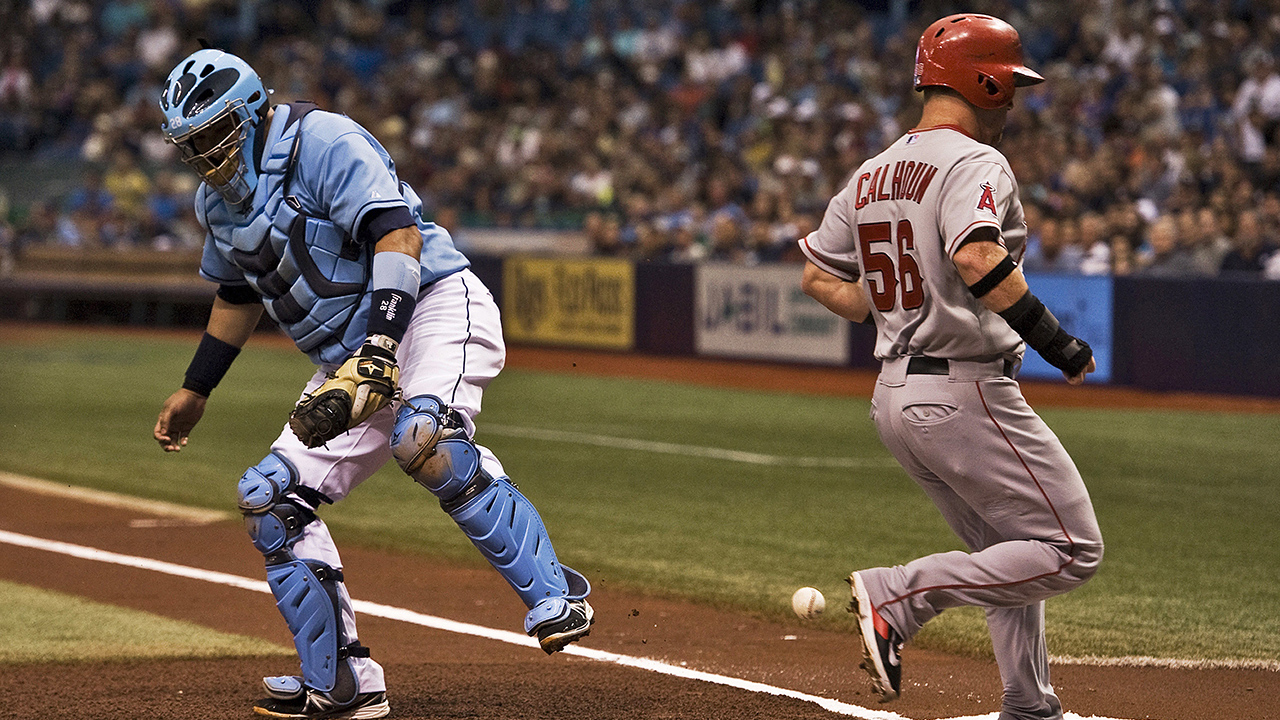 Angels score five in first inning to defeat Rays