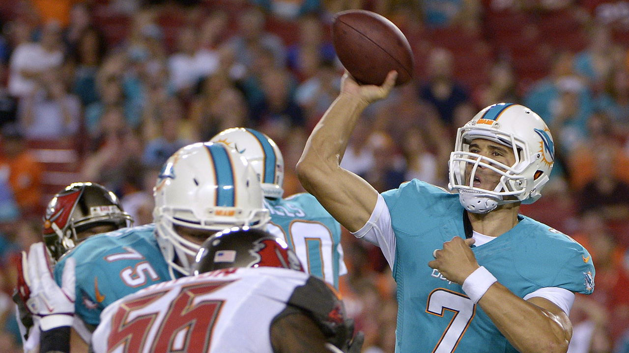 Veteran quarterback Quinn released by Dolphins