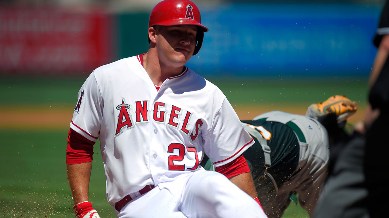 Trout, Angels complete four-game sweep of A’s