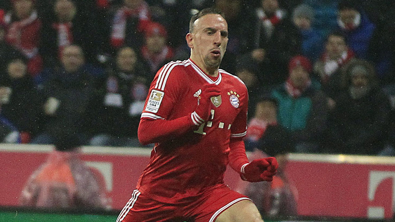 Knee injury will sideline Ribery vs. Man. City
