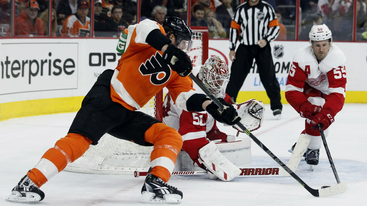 Raffl gets three points, Flyers beat Wings