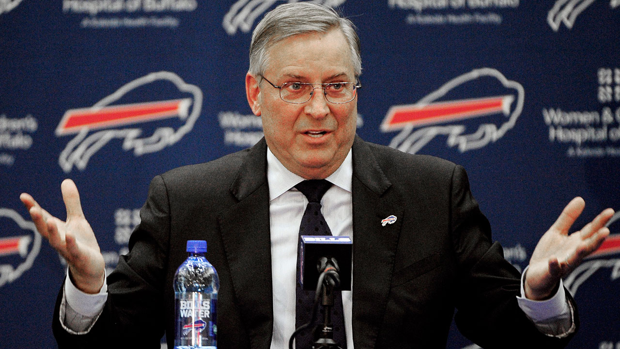 Emotional Pegula pleased to keep Bills in Buffalo