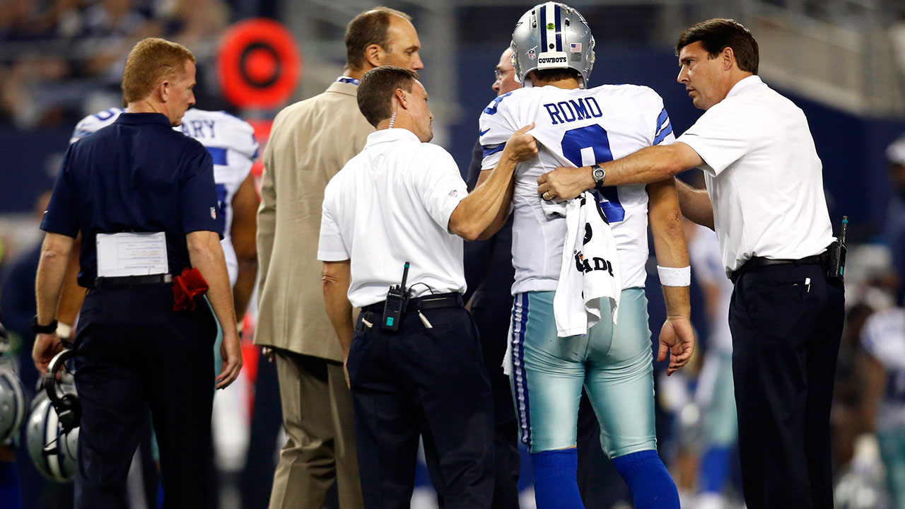 Cowboys QB Romo is game-time decision on Sunday
