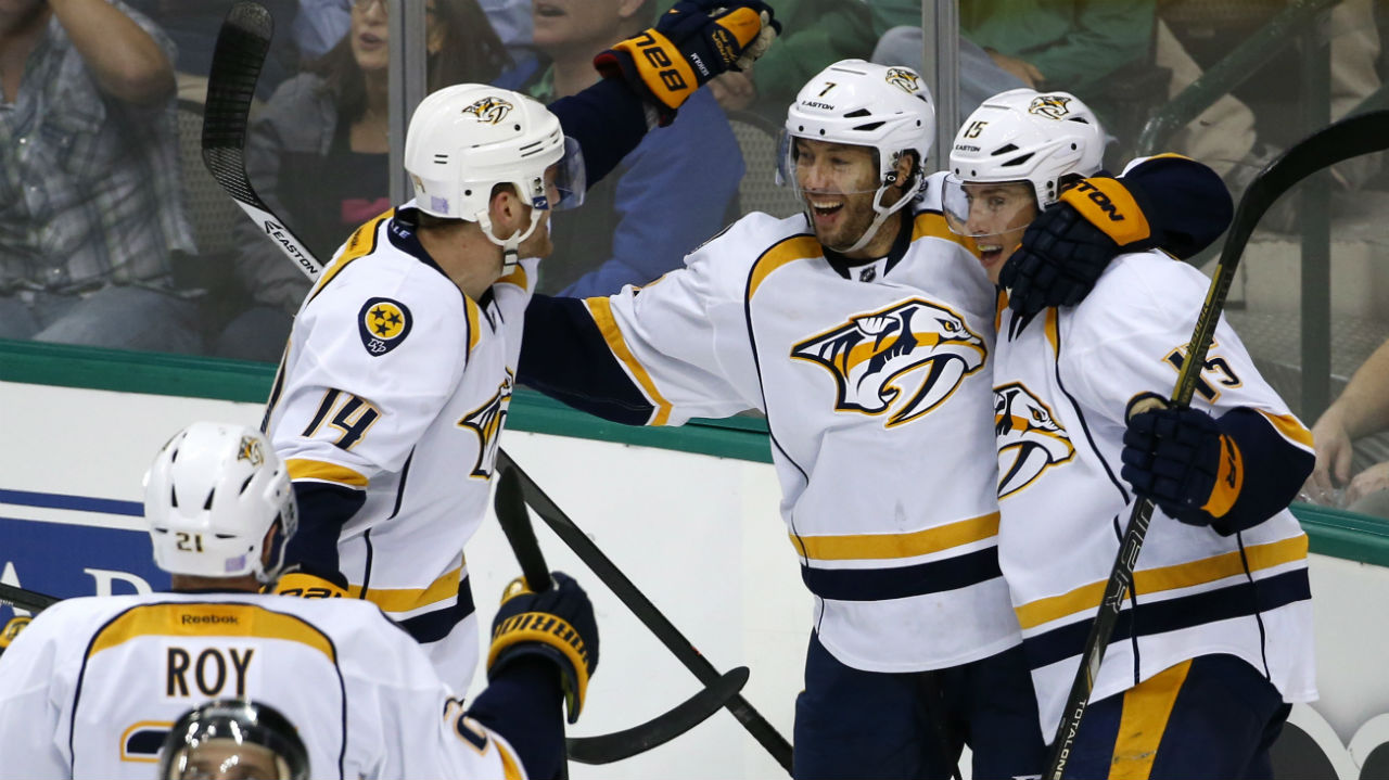 Cullen scores in Predators victory over Stars