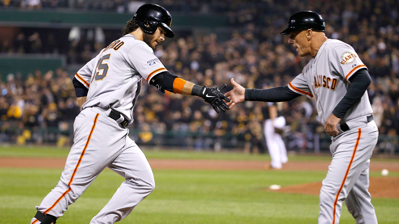 Giants third base coach Flannery retires