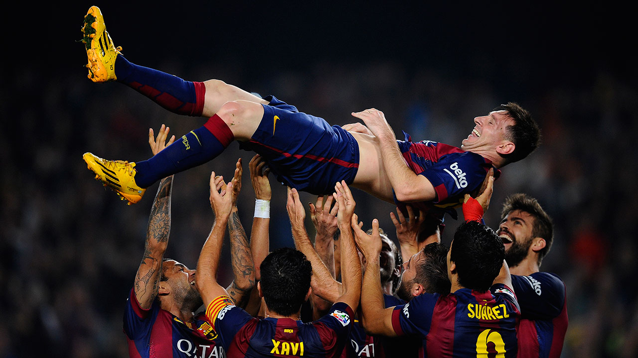 Messi sets new Champions League scoring record