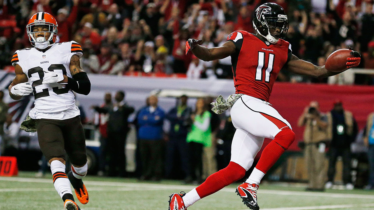 Falcons’ Jones back in practice still recovering