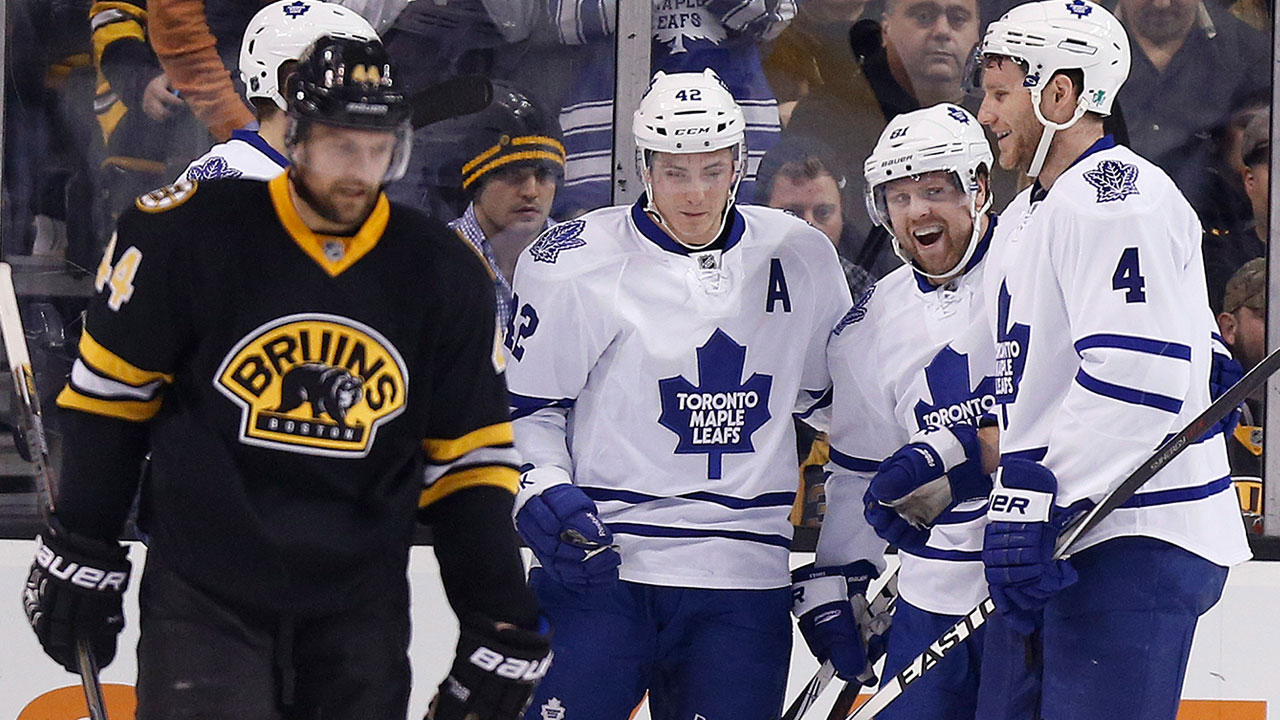 Maple Leafs ring in New Year with win over Bruins