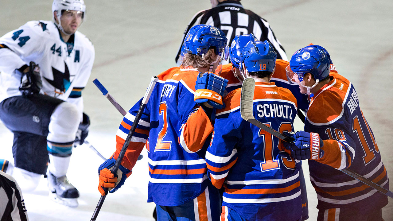 Oilers snap 11-game skid with win over Sharks