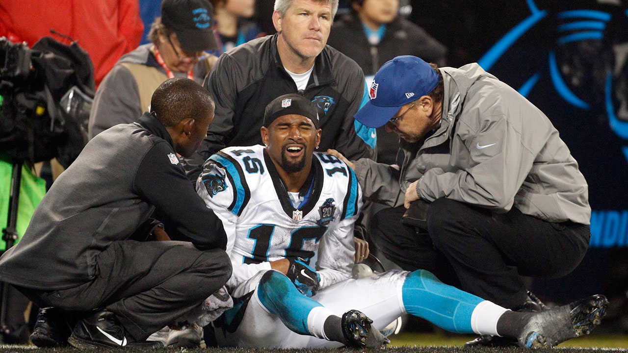 Panthers WR Brown out with shoulder injury