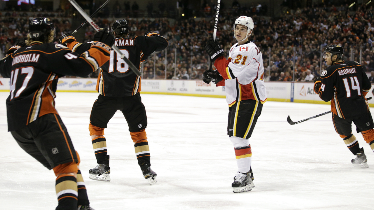 Flames drop 20th in a row to Ducks in Anaheim