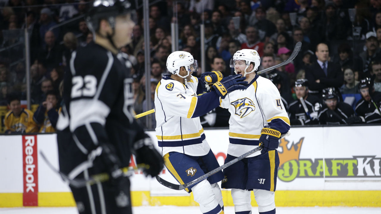 Predators fend off furious Kings rally, win in OT