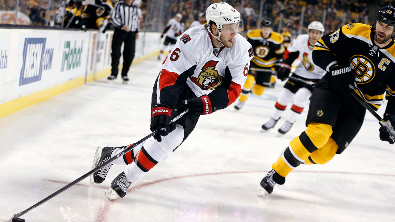 Senators’ Bobby Ryan out of lineup with cramps