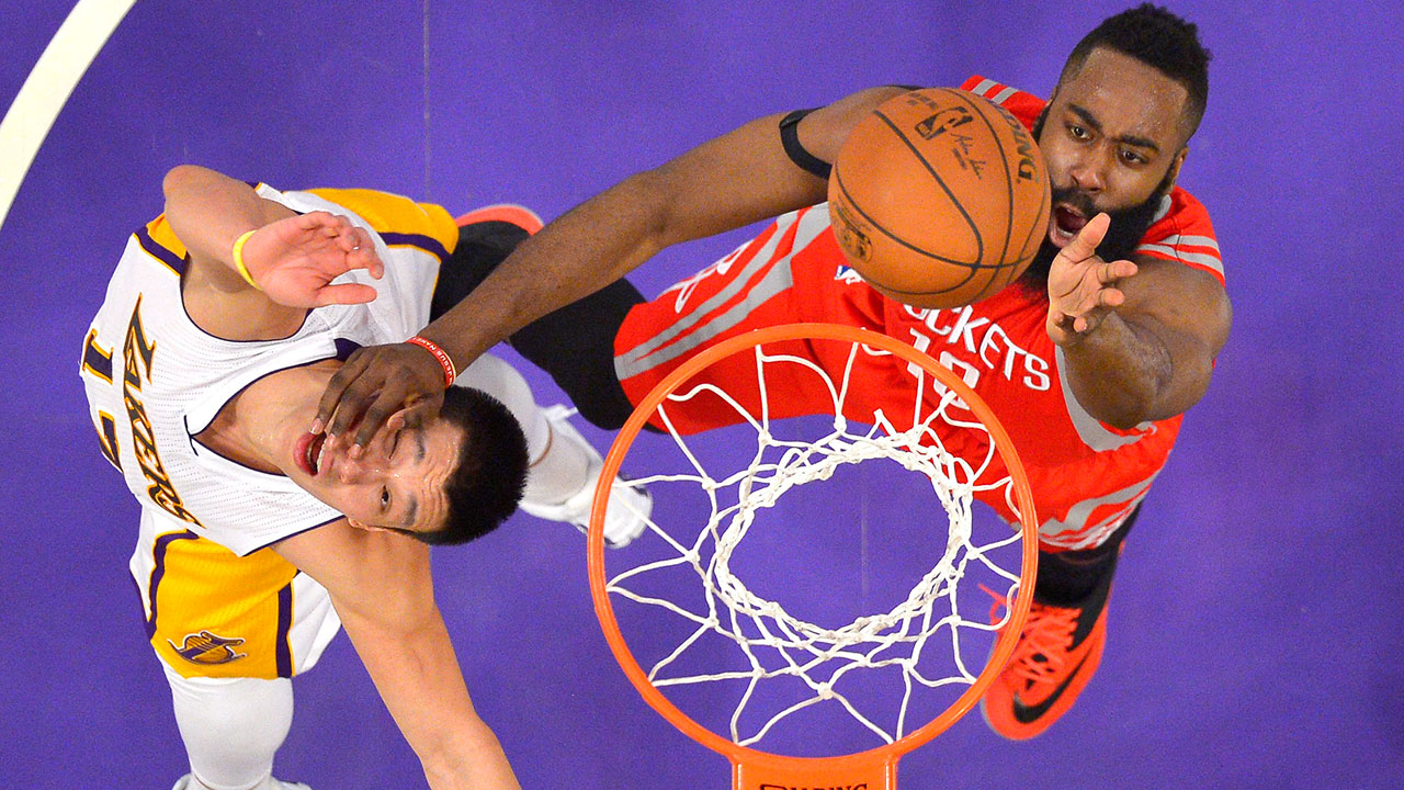 Harden scores 37 as Rockets beat listless Lakers
