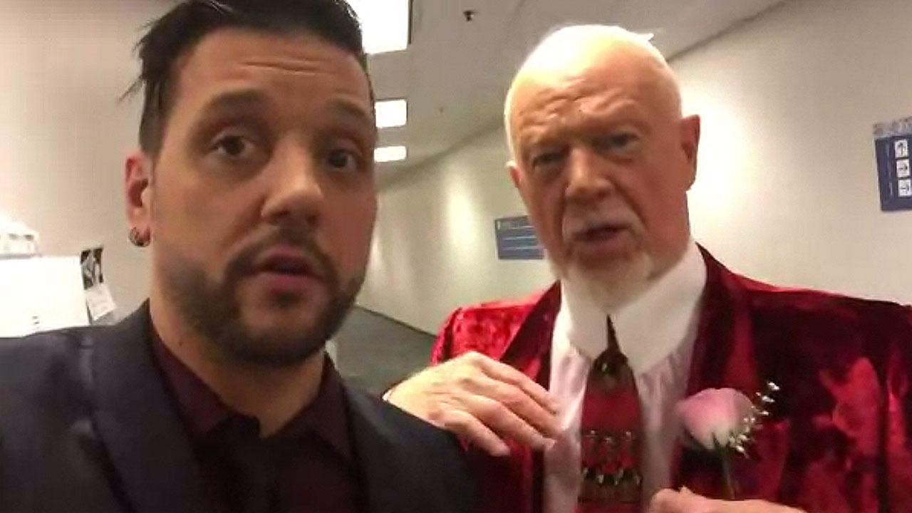 Strombo behind the scenes on Hockey Night in Canada