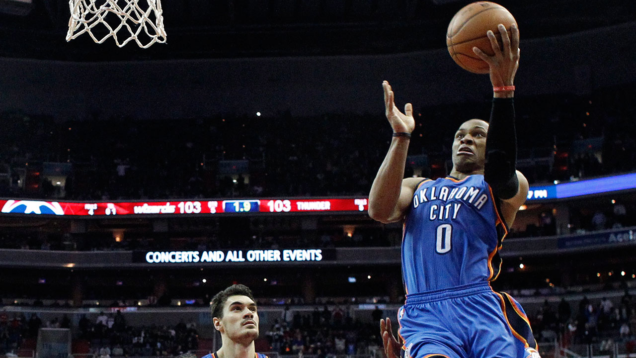 Westbrook’s OT layup send Thunder past Wizards