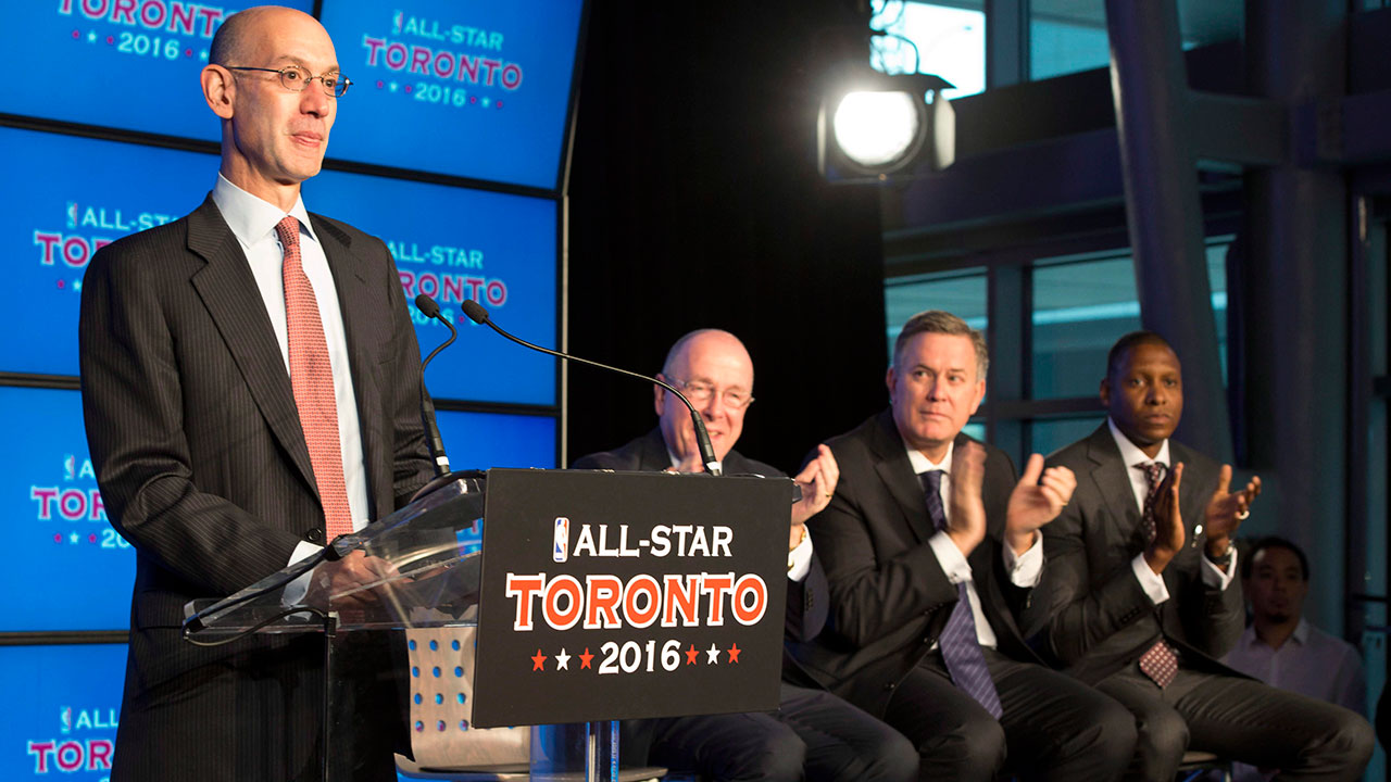 Work begins as Toronto takes NBA all-star torch