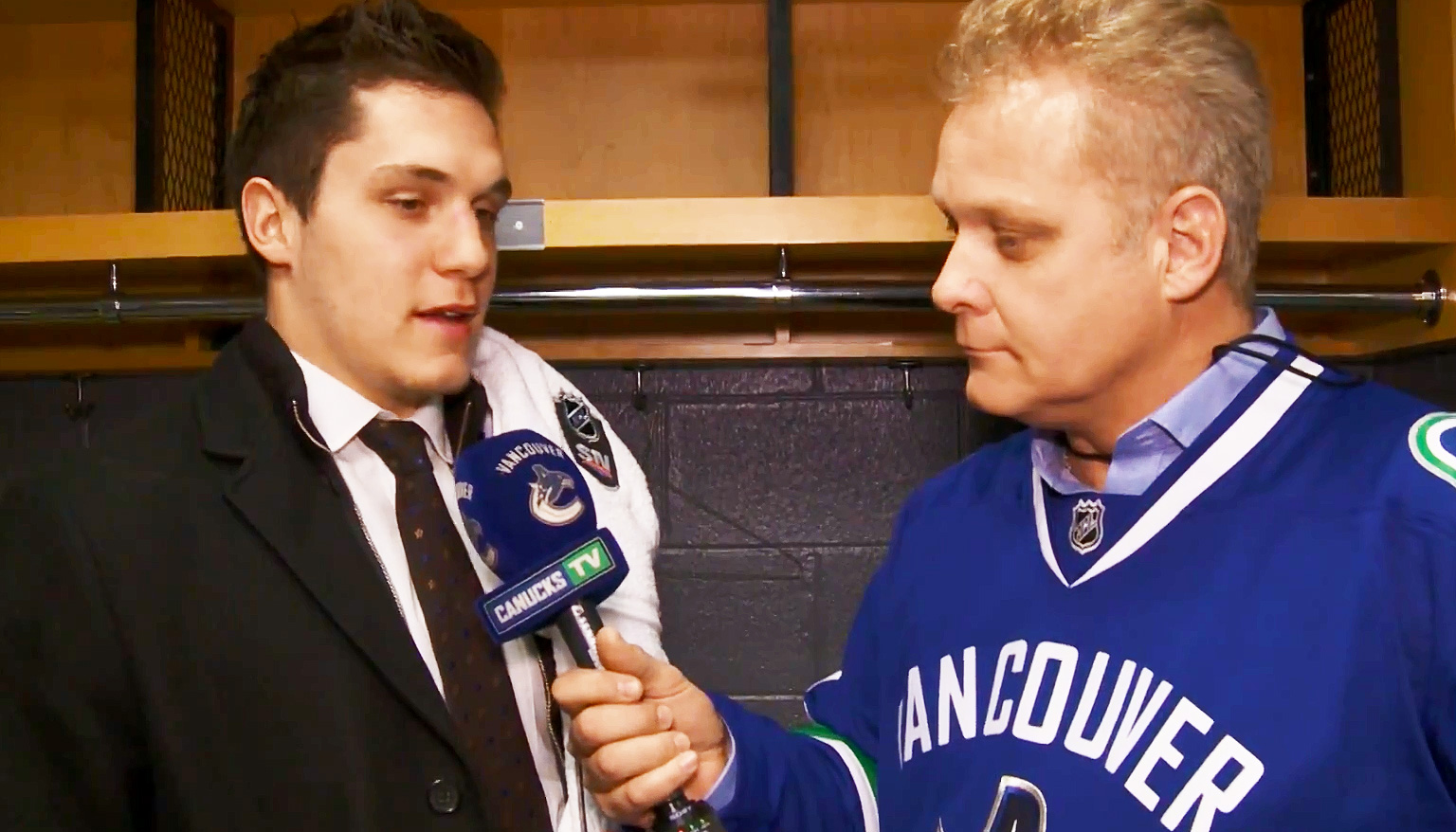 Gotta See It: Dad interviews Canucks’ Bo Horvat