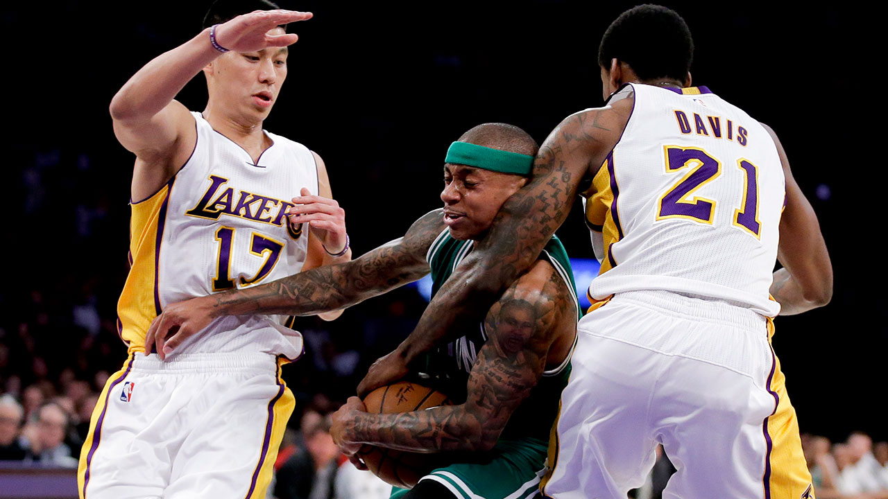 Jeremy Lin Lakers Press