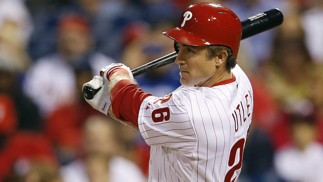 Utley attends spring training with sore ankle