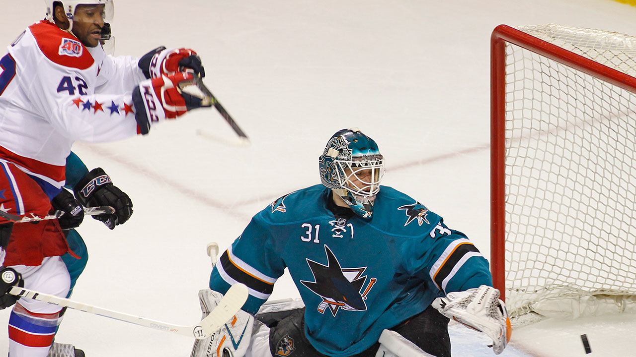 Ward nets OT winner as Capitals rally past Sharks