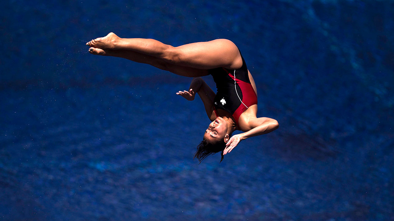 Canadian Ware takes bronze at FINA World Series