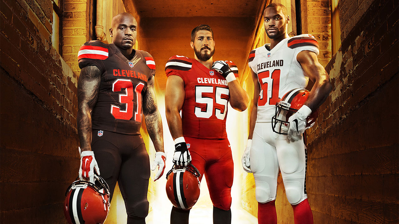 Browns unveil new Nike-designed uniforms