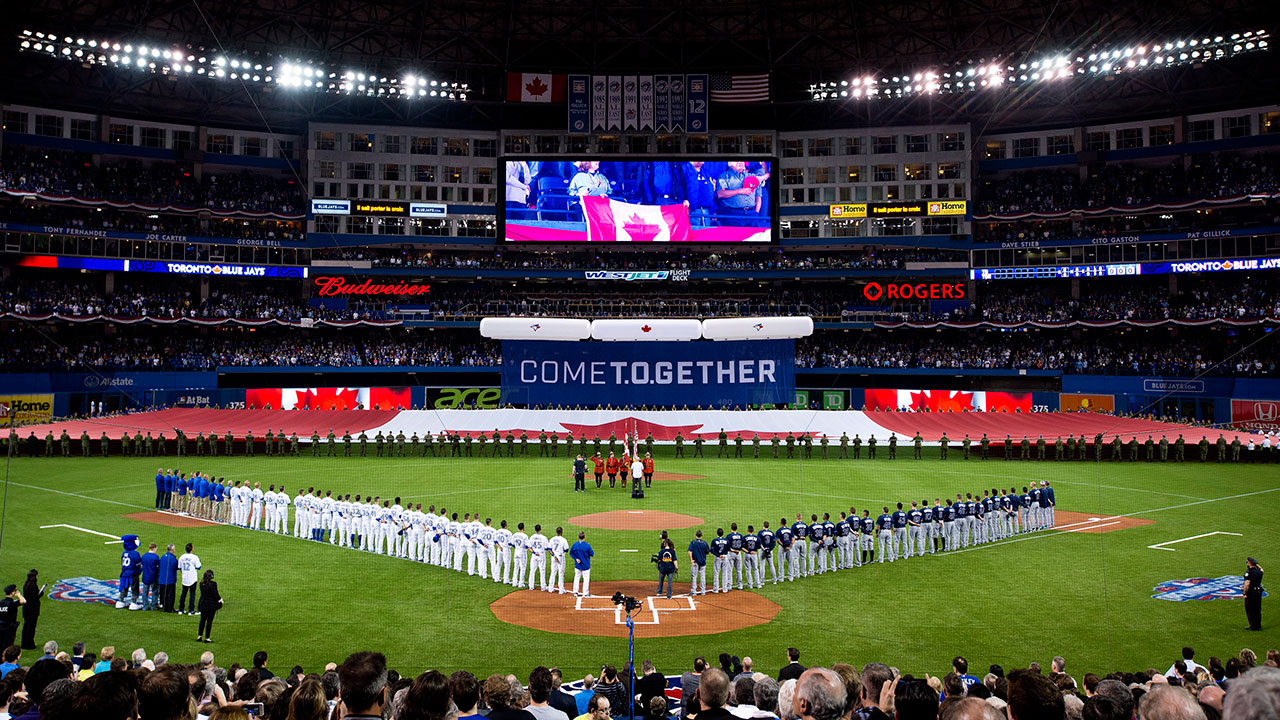 PHOTOS: Behind the scenes at Jays home opener