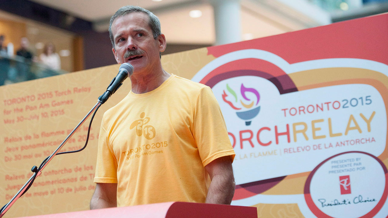 Chris Hadfield to carry Pan Am torch in Toronto
