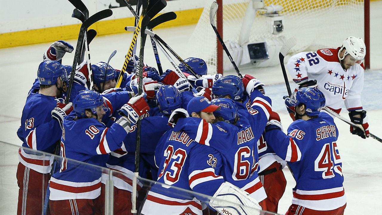 Rangers rally late, stay alive with OT win