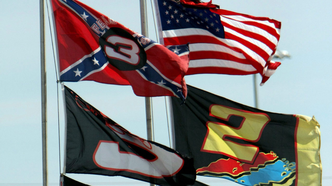 Confederate Flags At Daytona Race