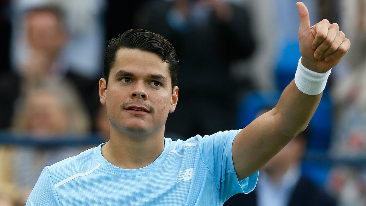 Milos Raonic wins at Aegon in return from injury