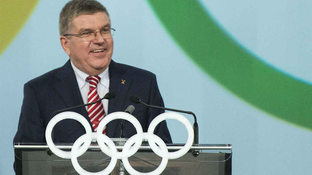 IOC president makes emotional return to Montreal