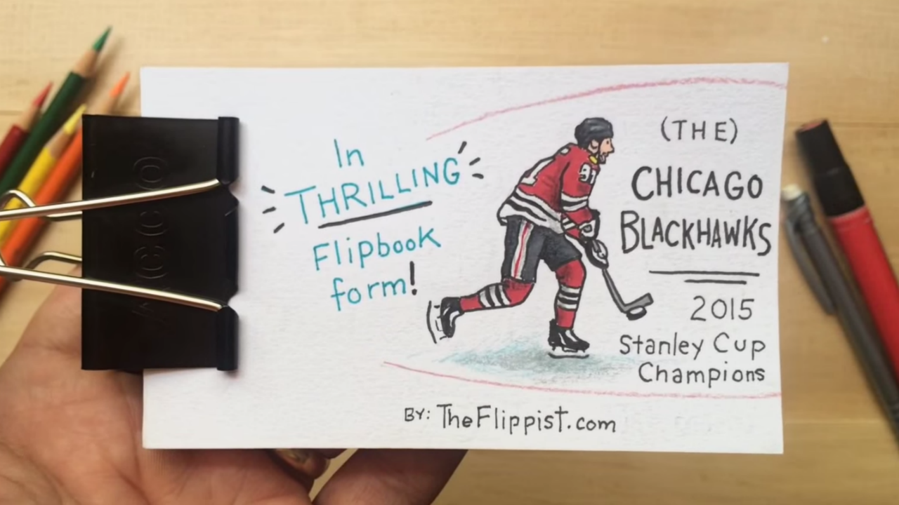 Check out the coolest Stanley Cup flipbook ever