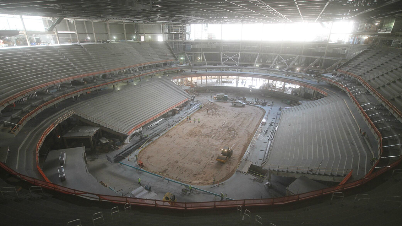 Get an inside look at Las Vegas arena construction