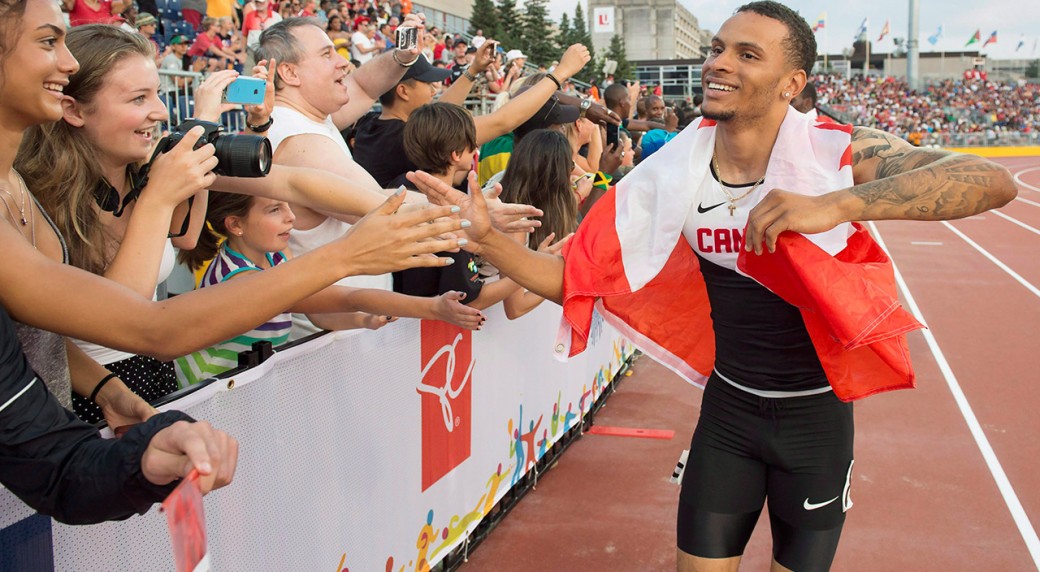 Canadian sprinter De Grasse ready for world stage - Sportsnet.ca