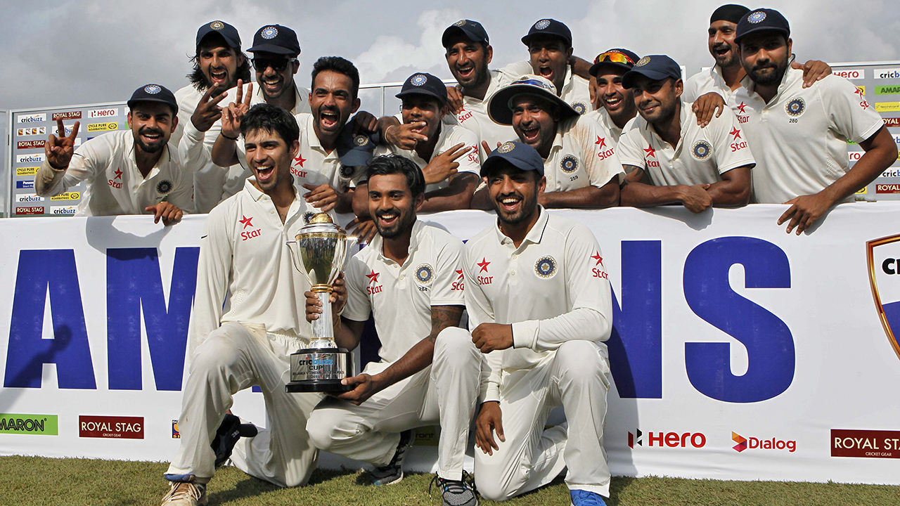 India nabs 1st test series win in Sri Lanka in 22 years