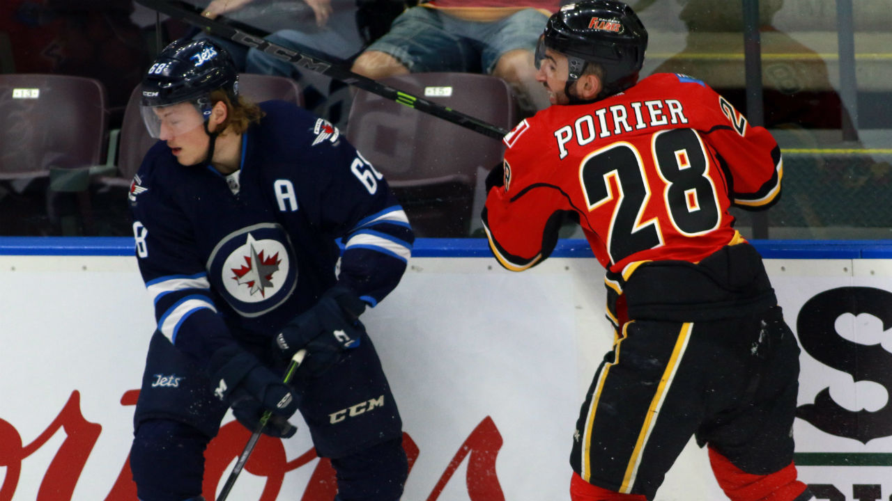 Flames prospect Poirier looks to Jooris for inspiration